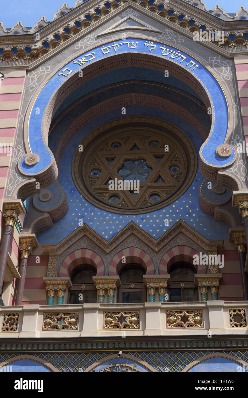 Jubilee Synagogue (Jerusalem Synagogue) in Prague Stock Photo - Alamy