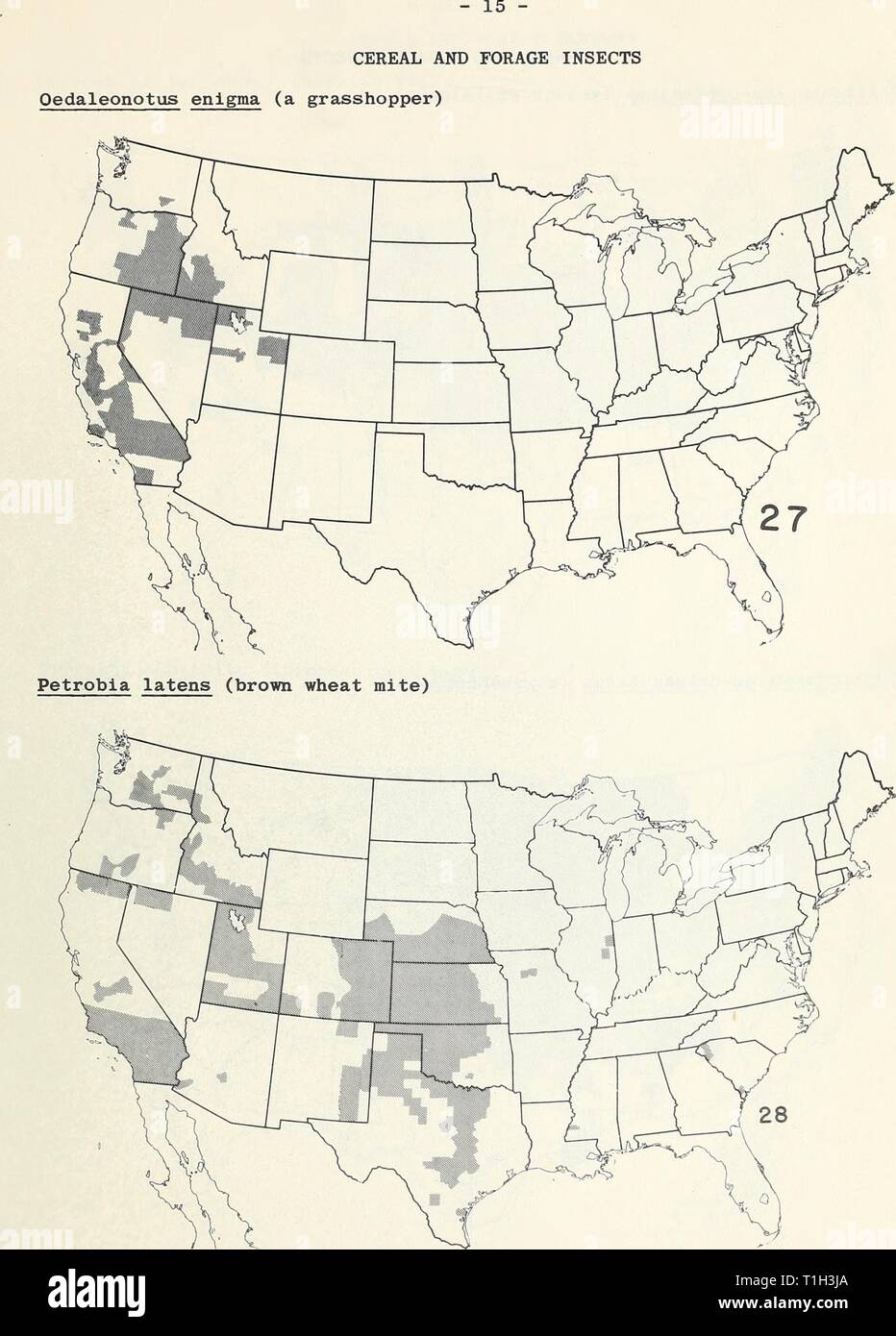 Distribution Maps Of Some Insect Distribution Maps Of Some Insect Pests
