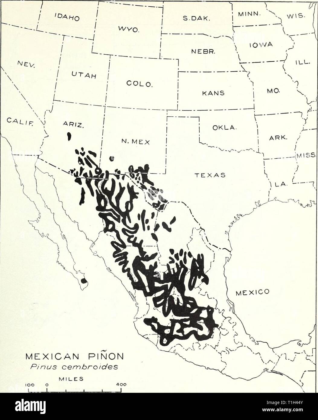 The distribution of important forest The distribution of important ...