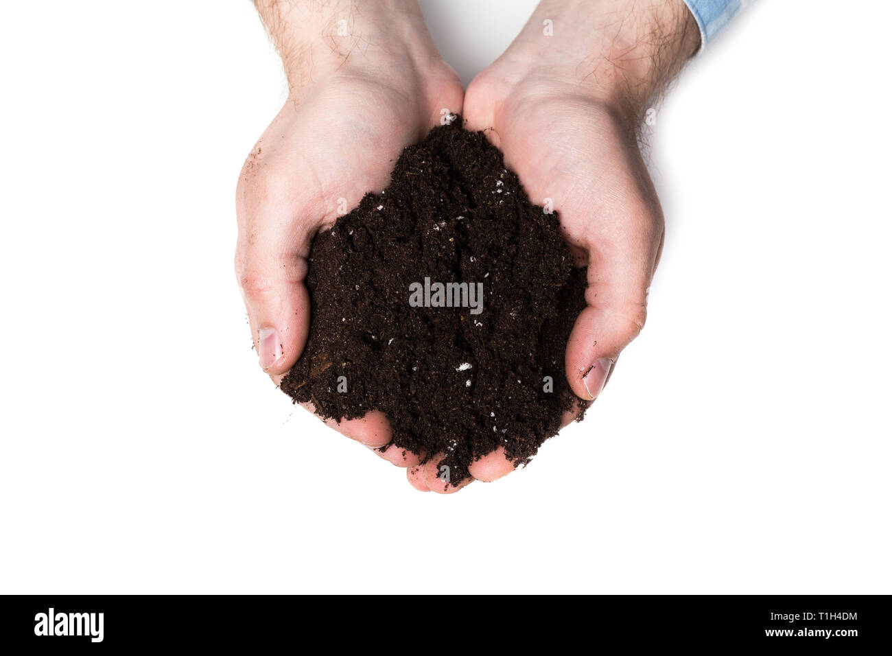 Handful rich fertile soil hi-res stock photography and images - Alamy