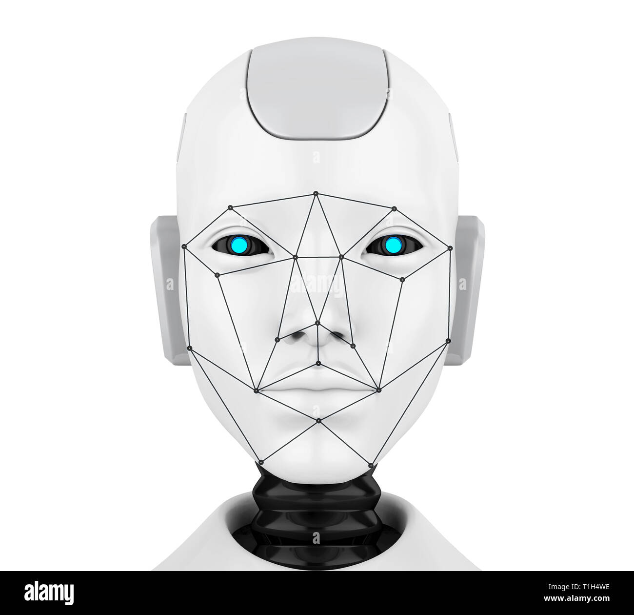 Female robot face hi-res stock photography and images - Alamy