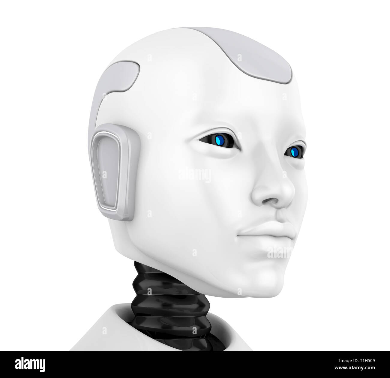 Human face robot hi-res stock photography and images - Alamy