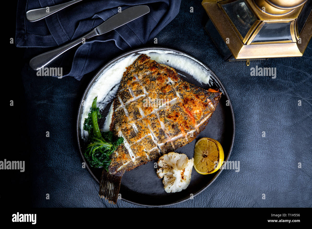 Fillet Of Plaice High Resolution Stock Photography and Images - Alamy