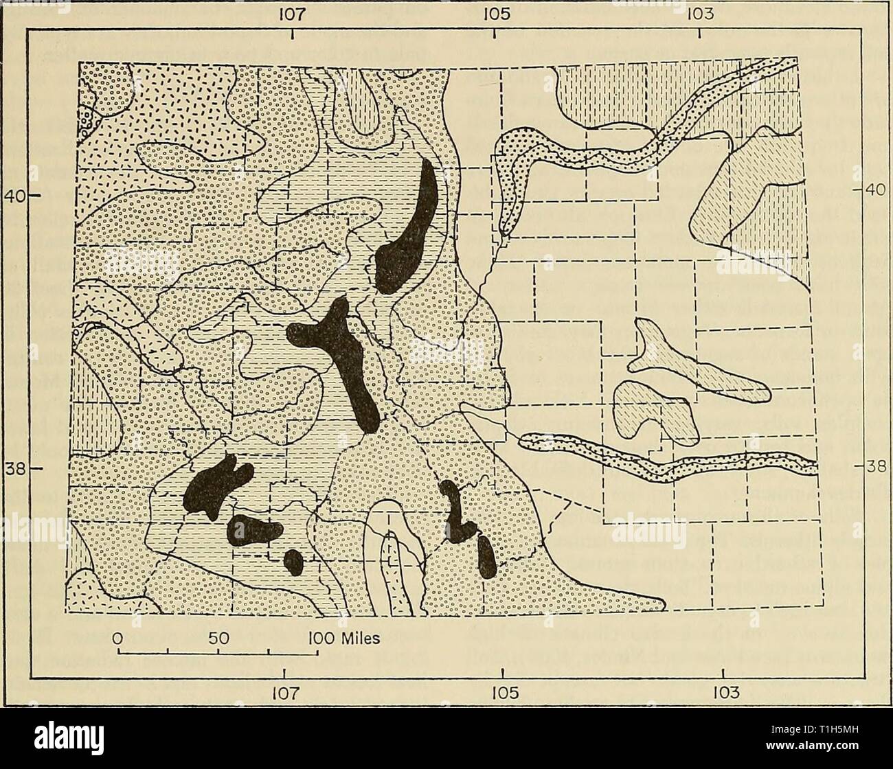 Map of gypsum hi-res stock photography and images - Alamy