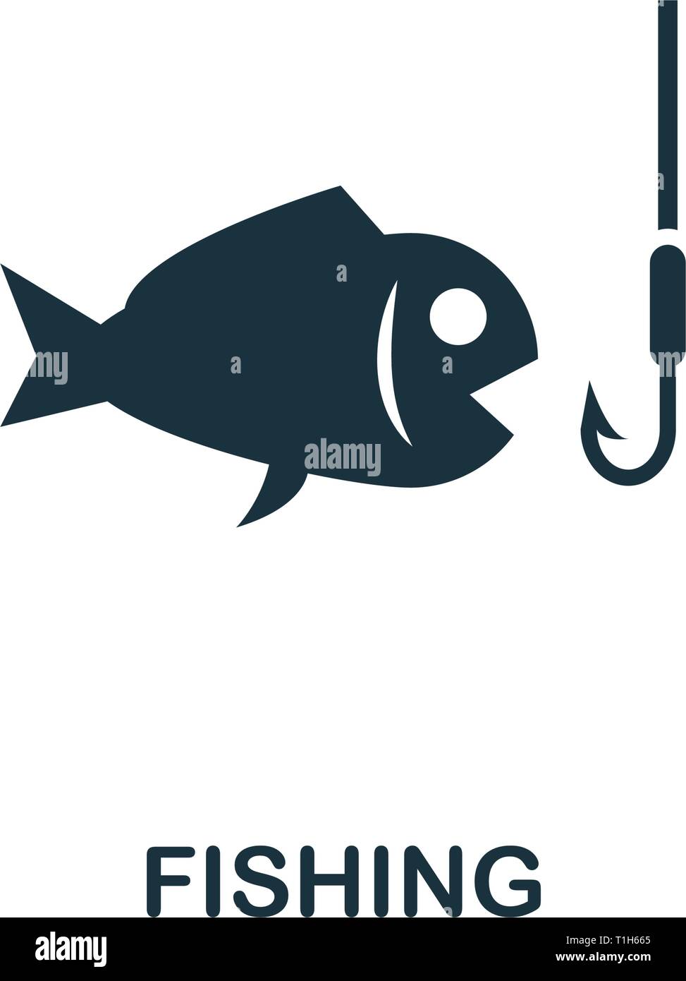 Fishing icon. Creative element design from tourism icons collection ...