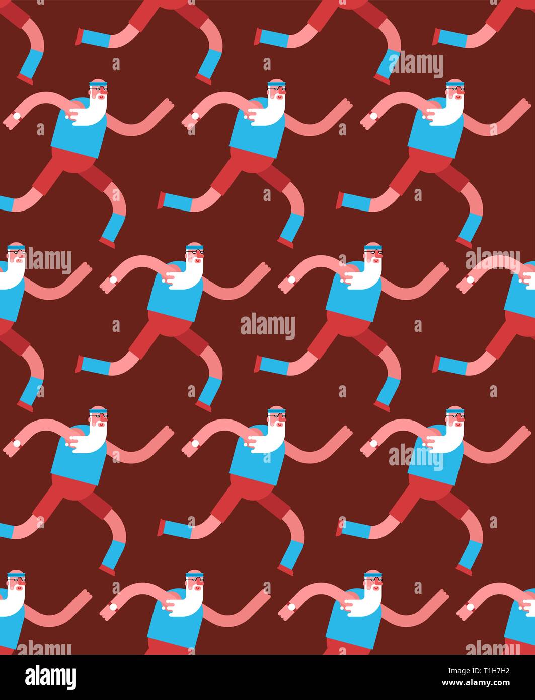 Old man running pattern seamless. Grandfather run background. Elderly ...