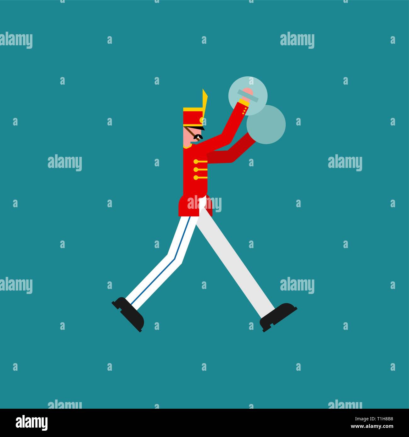 Cymbals band Stock Vector Images - Alamy