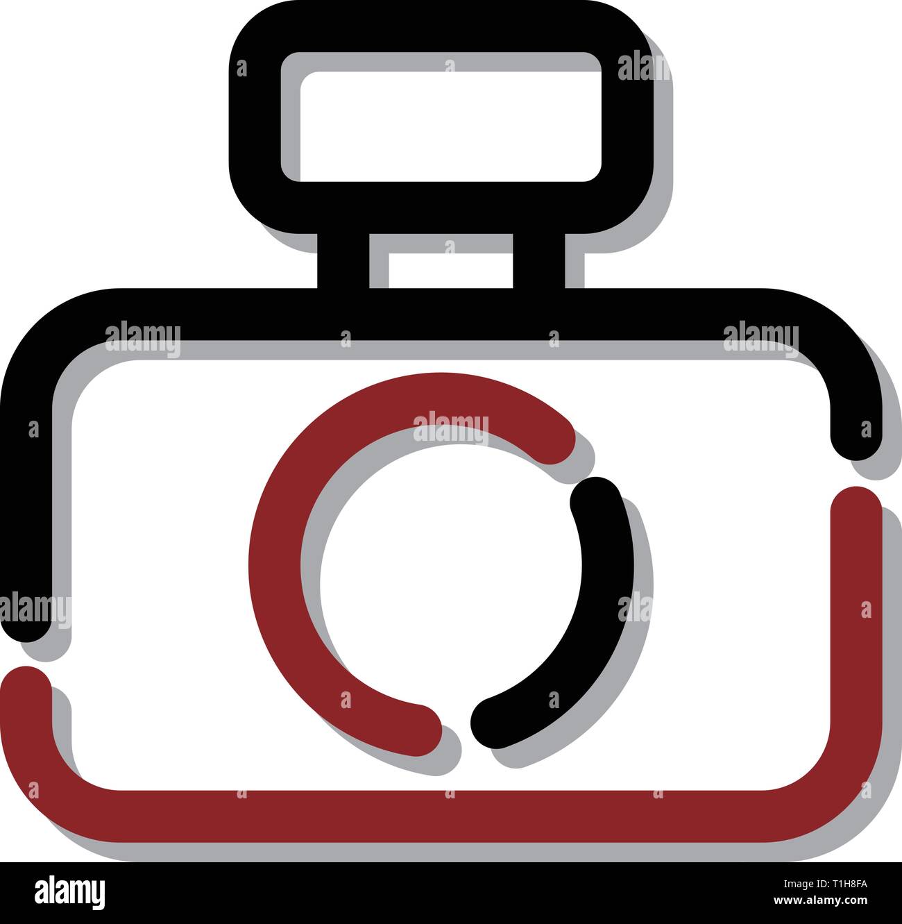 photography camera sign symbol vector art illustration Stock Vector ...