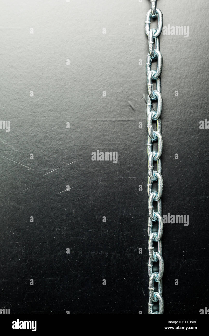 chains on a black background Stock Photo - Alamy