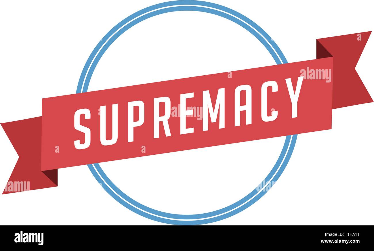 supremacy retro vintage badge label vector art Stock Vector Image & Art ...