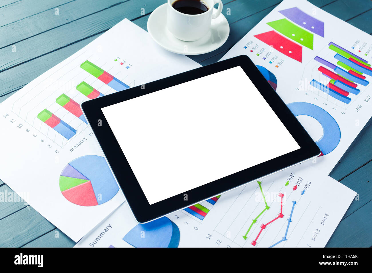 Work space top view Stock Photo - Alamy