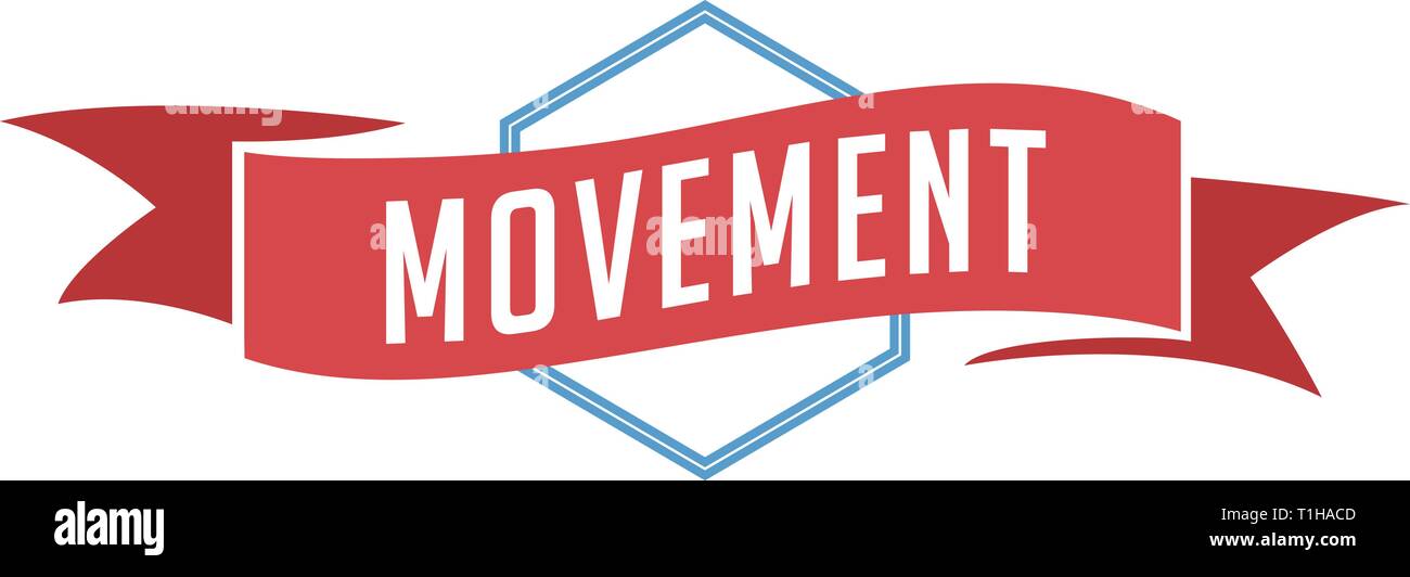 retro vintage badge label movement vector art Stock Vector Image & Art ...