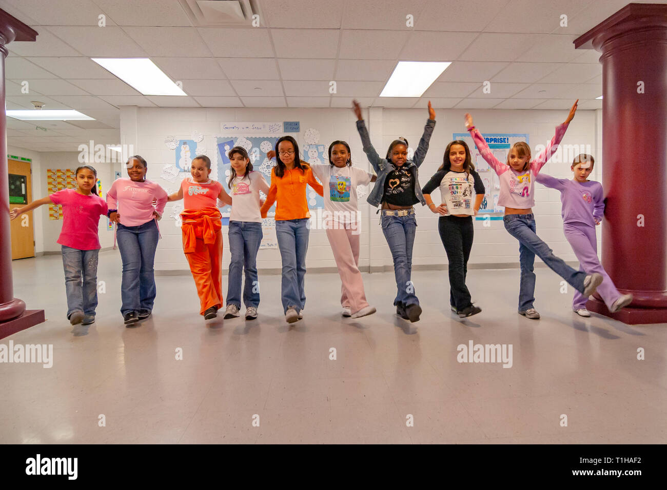 School Students At A School Dance High Resolution Stock Photography and ...