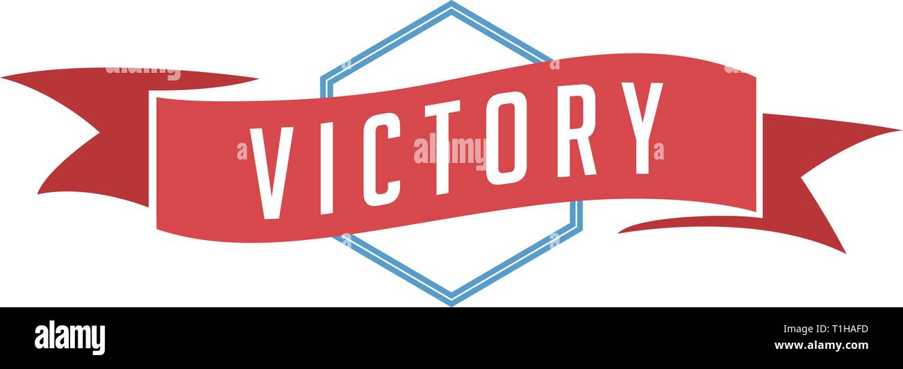 retro vintage badge label victory vector art Stock Vector Image & Art ...