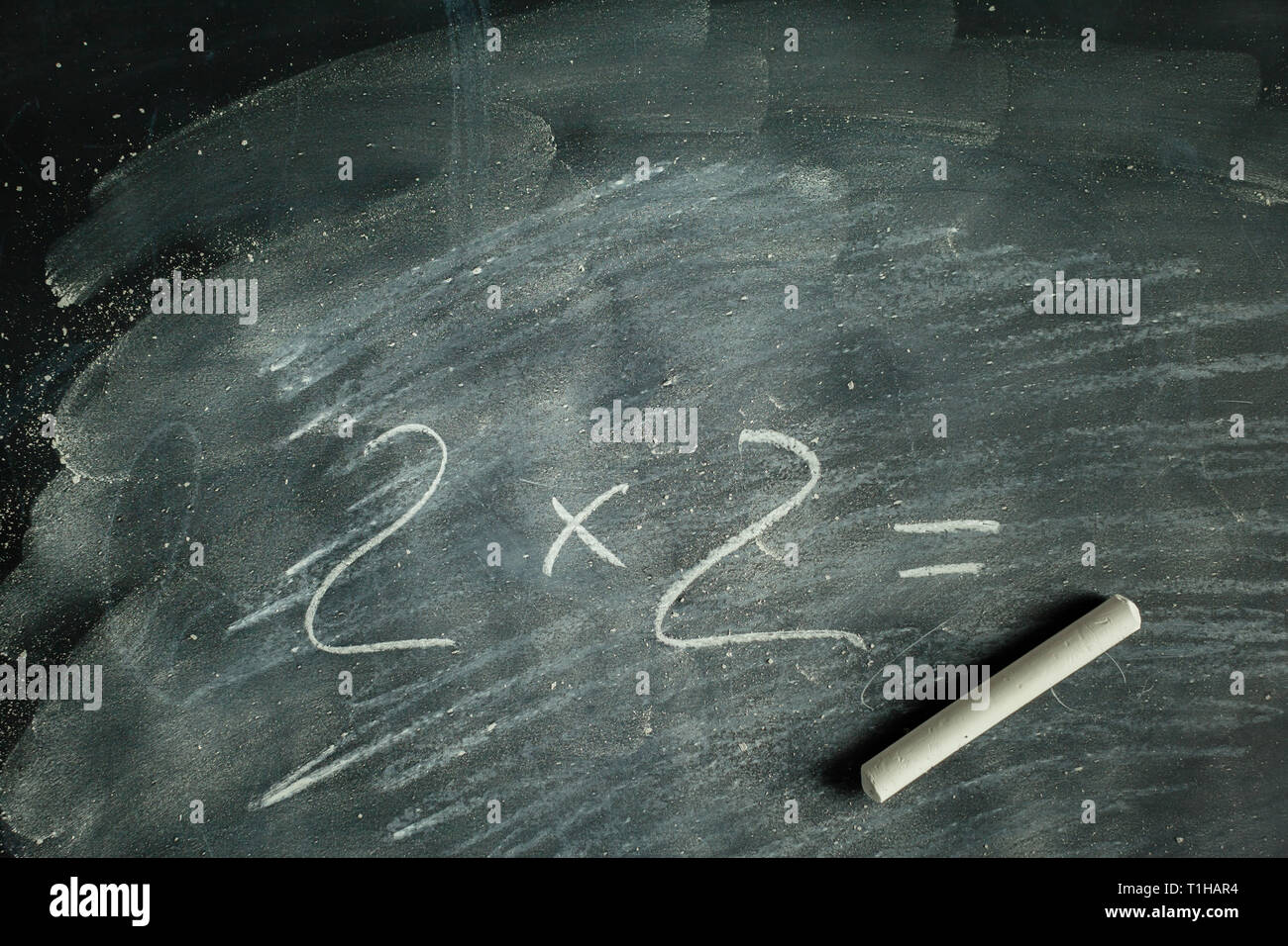 close up of math formulas on a blackboard Stock Photo - Alamy