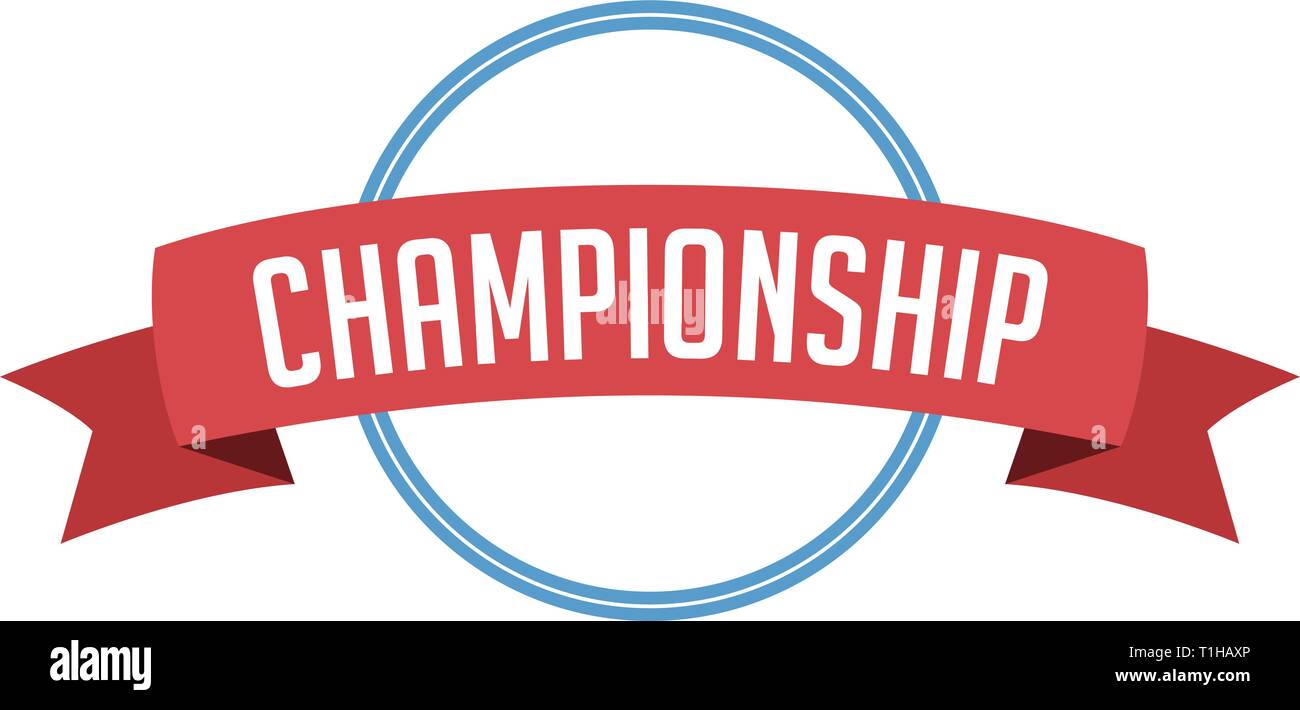 retro vintage badge label championship vector art Stock Vector Image ...