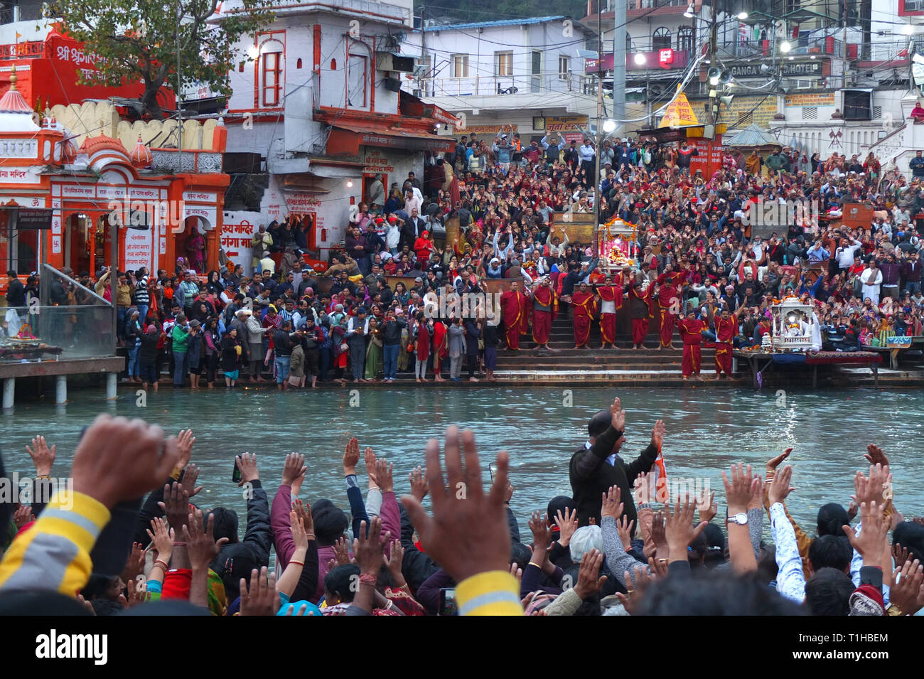 Haridwar, Ganges, Ganga, India Stock Photo - Alamy