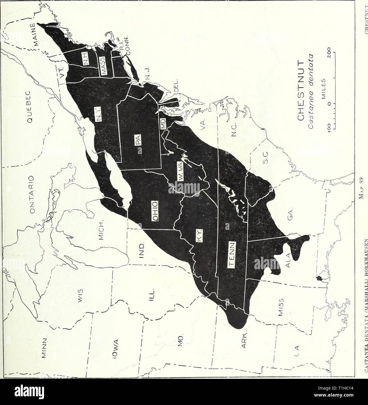 The distribution of important forest The distribution of important ...