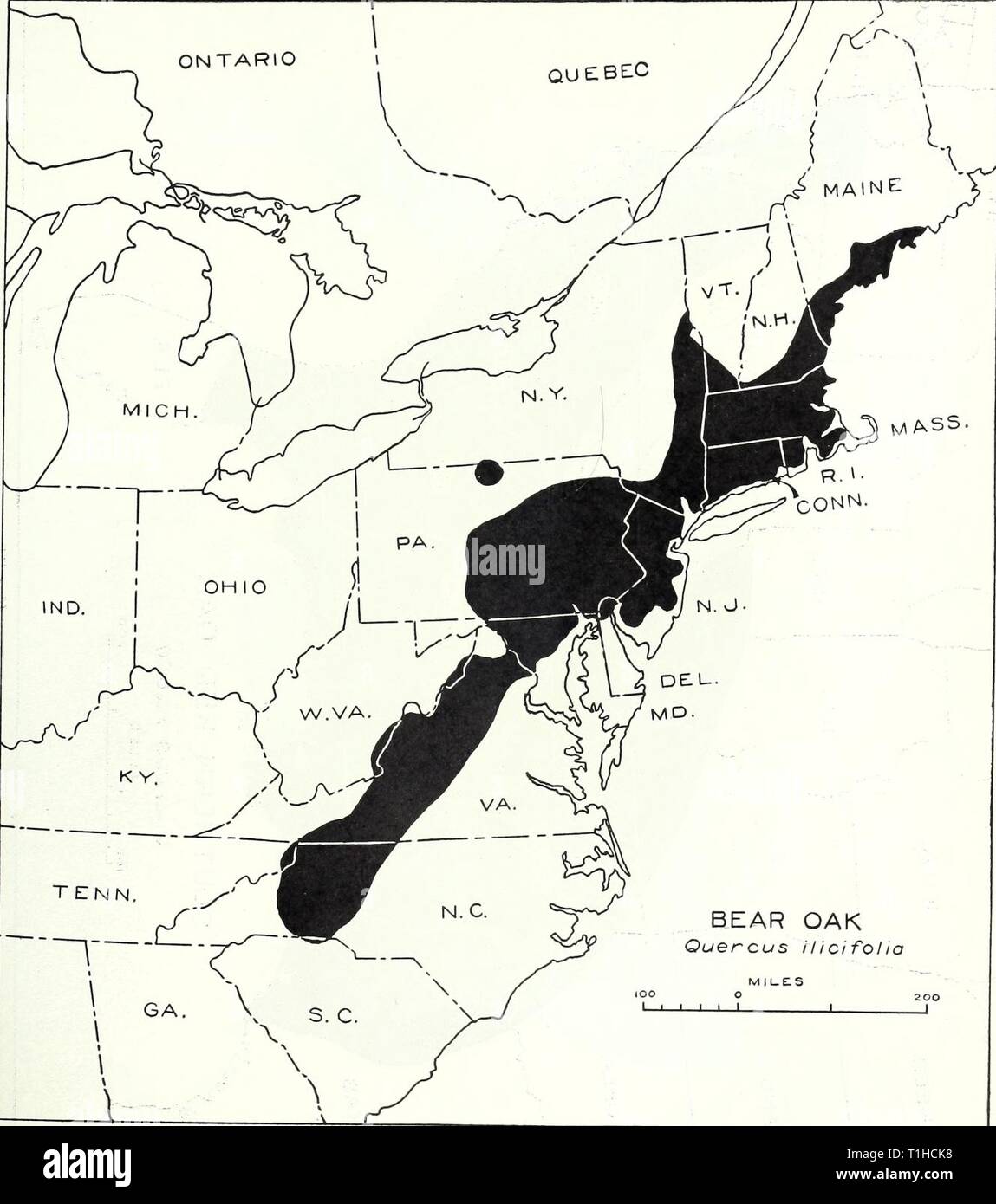 The distribution of important forest The distribution of important ...