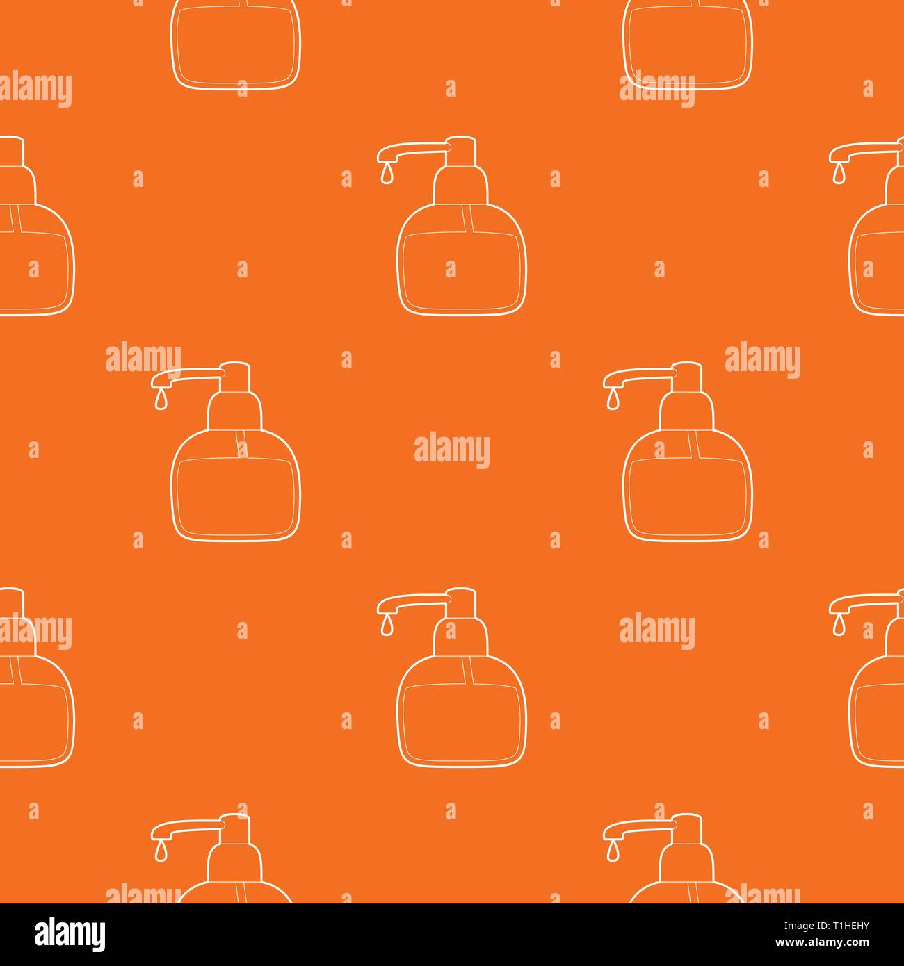 Liquid soap pattern vector orange Stock Vector Image & Art - Alamy