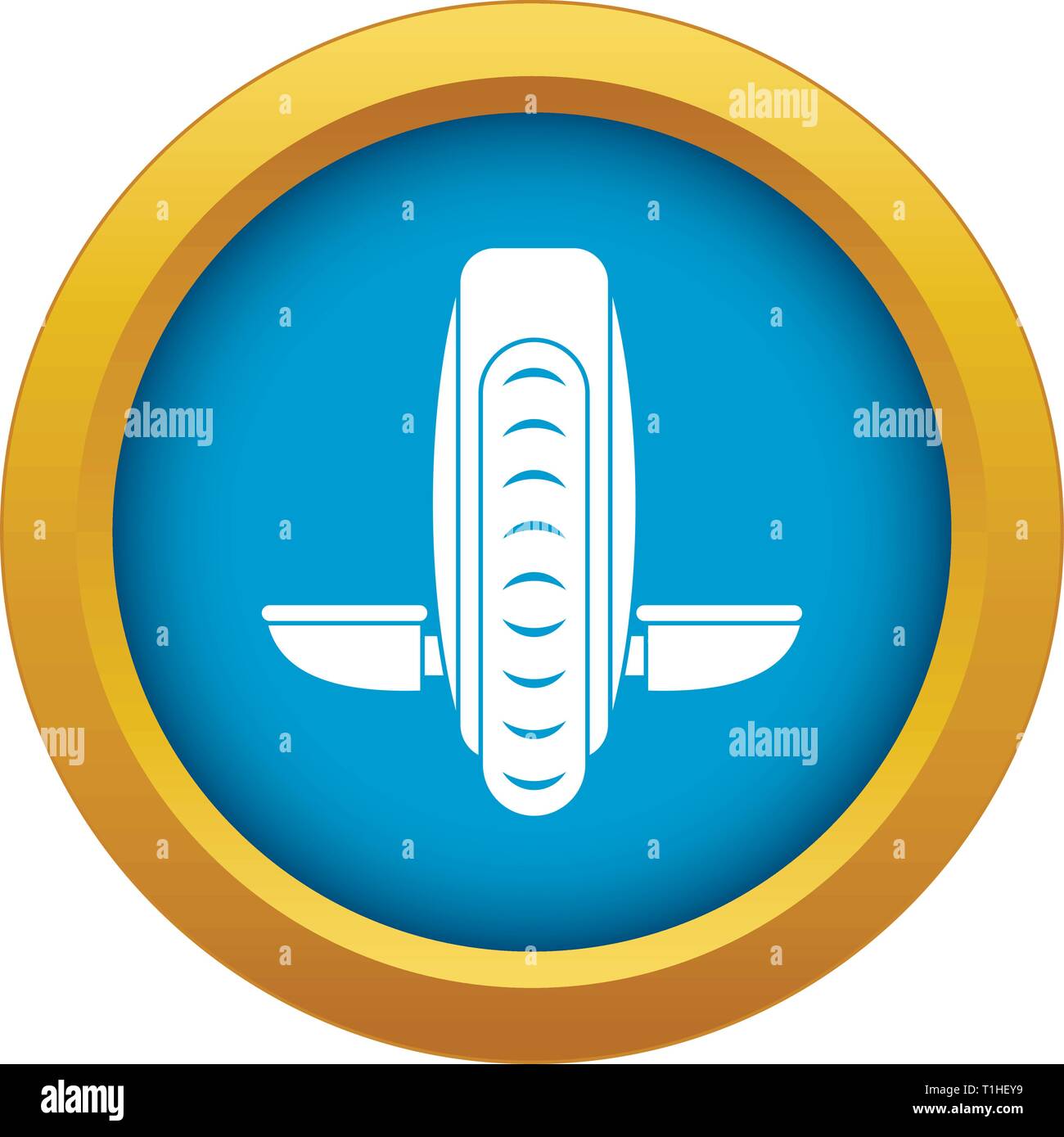 Balance vehicle icon blue vector isolated Stock Vector Image & Art - Alamy