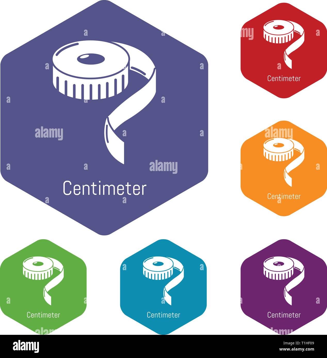 Measuringtape icon Stock Vector Images - Alamy