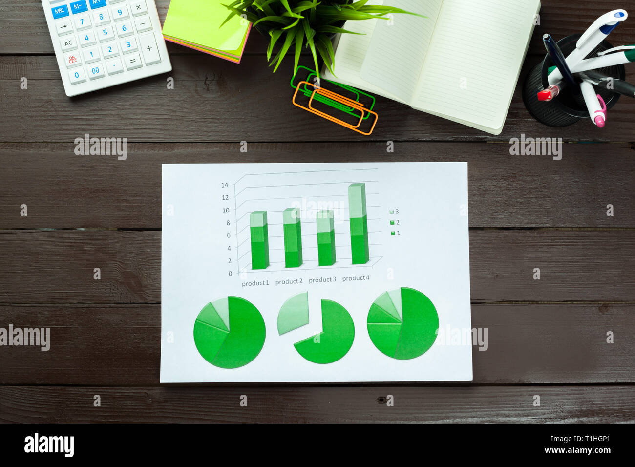 Work space top view Stock Photo - Alamy