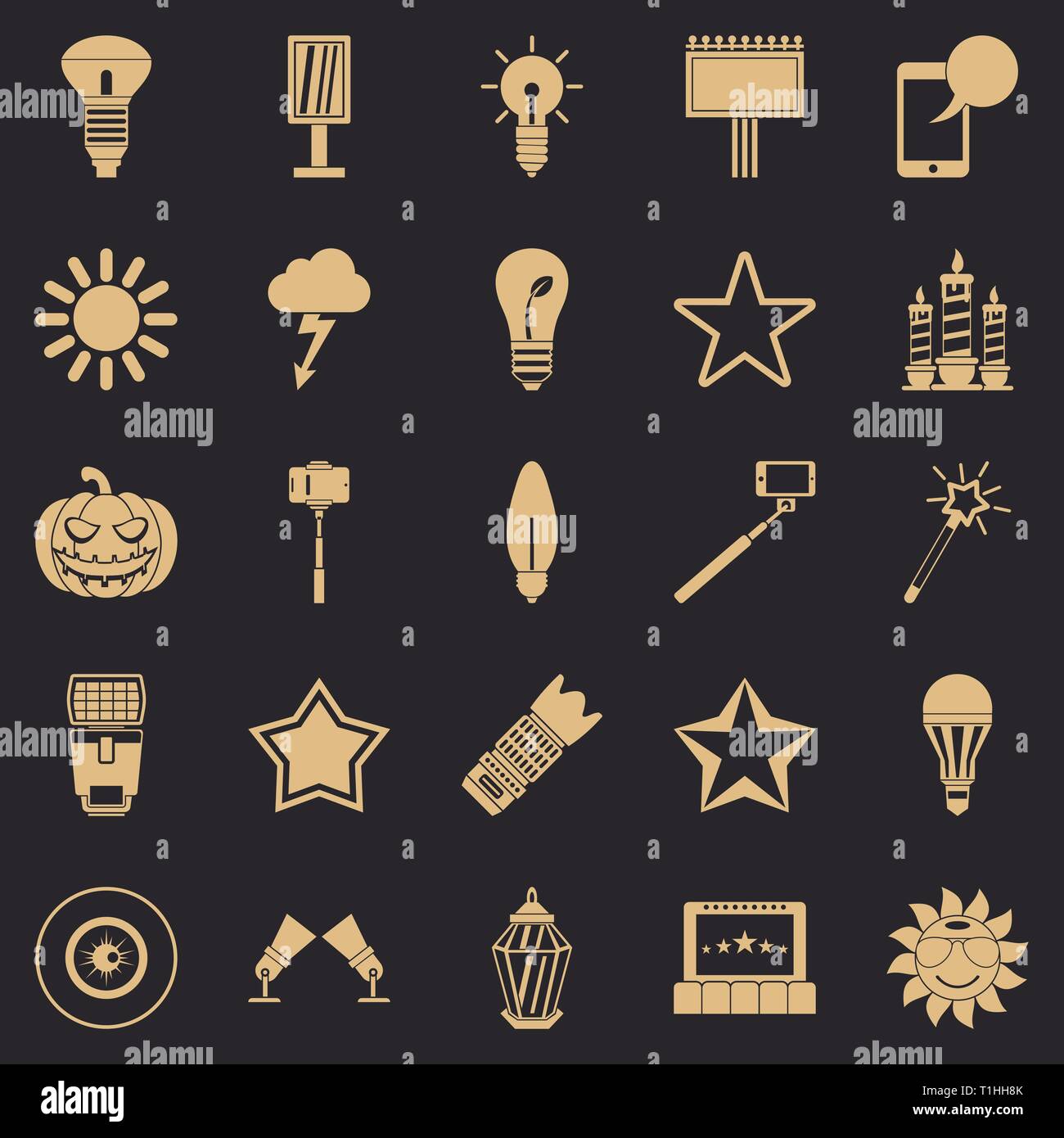 Explosion icons set, simple style Stock Vector Image & Art - Alamy