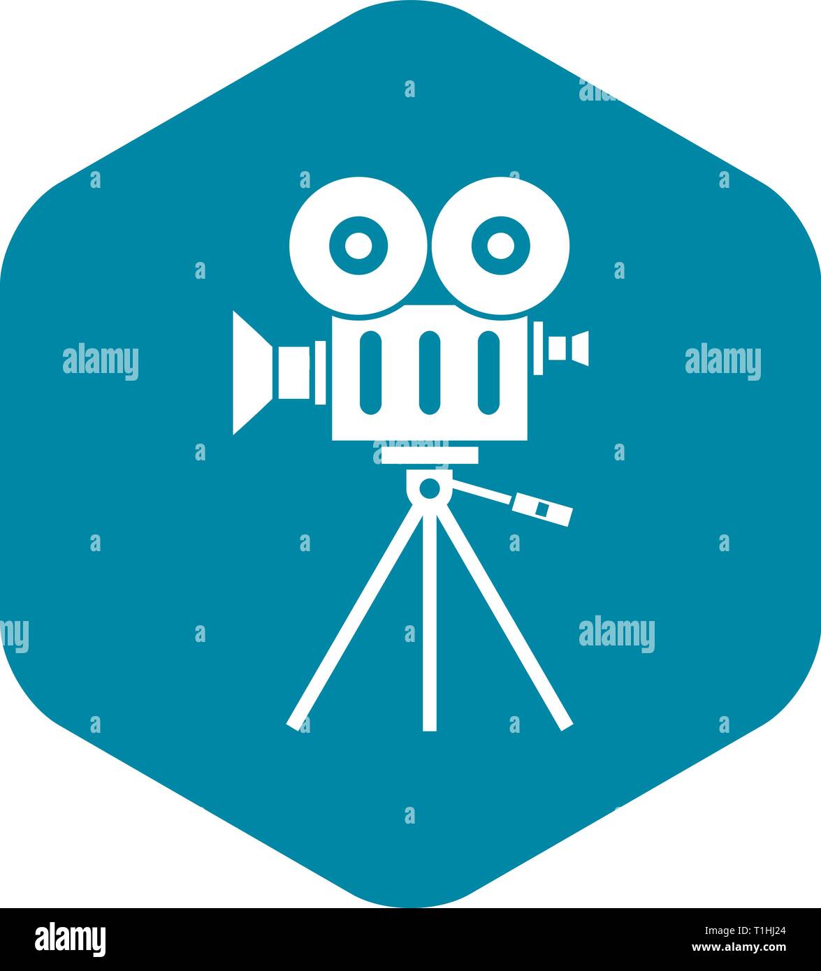 Camcorder icon, simple style Stock Vector Image & Art - Alamy