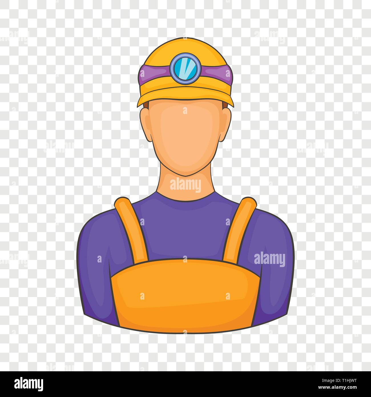 Male miner icon, cartoon style Stock Vector Image & Art - Alamy