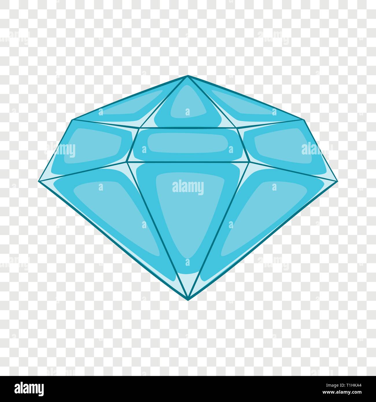 Polished diamond icon, cartoon style Stock Vector Image & Art - Alamy