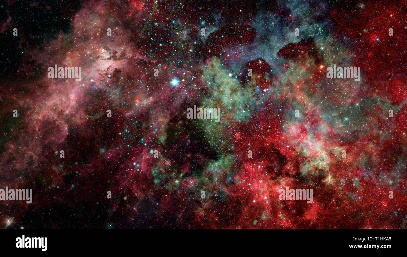 Nebula and stars in outer space. Abstract sky. Elements of this image ...