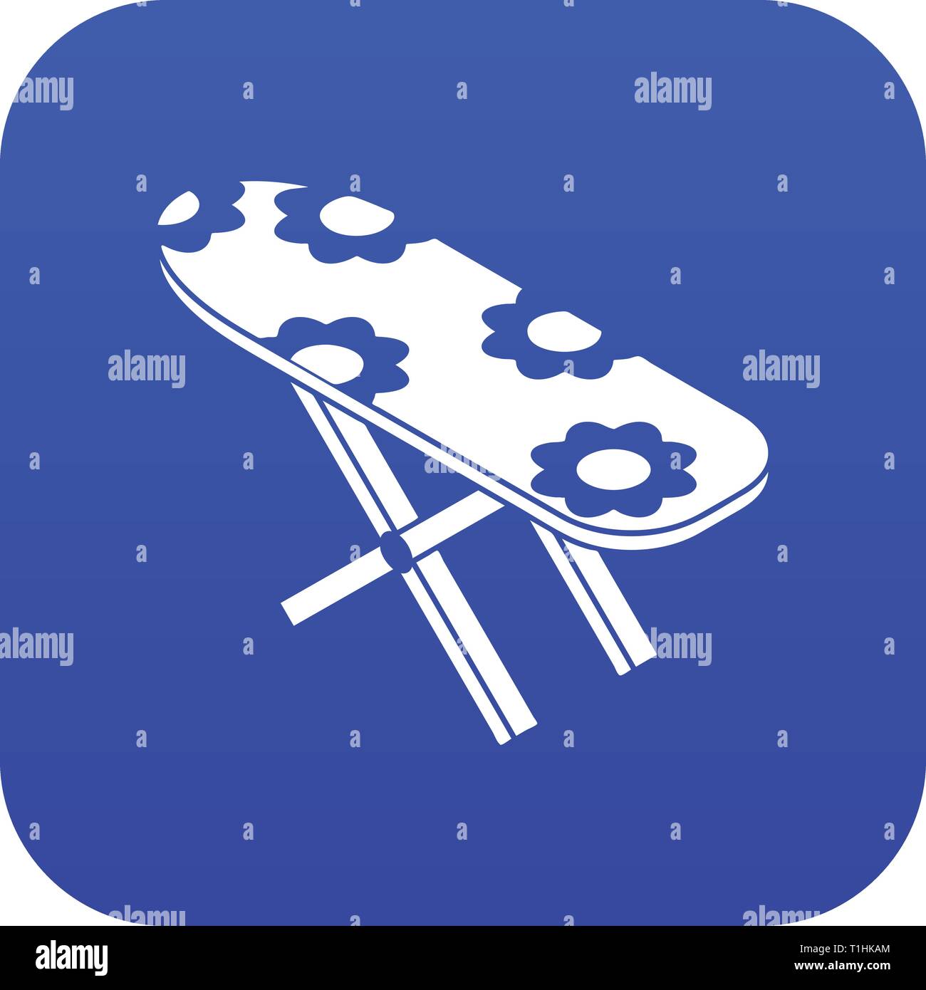 Ironing board icon blue vector Stock Vector Image & Art - Alamy