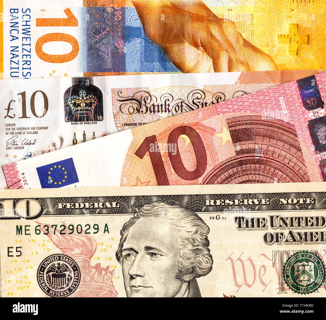 Money background from different paper currency close up Stock Photo - Alamy