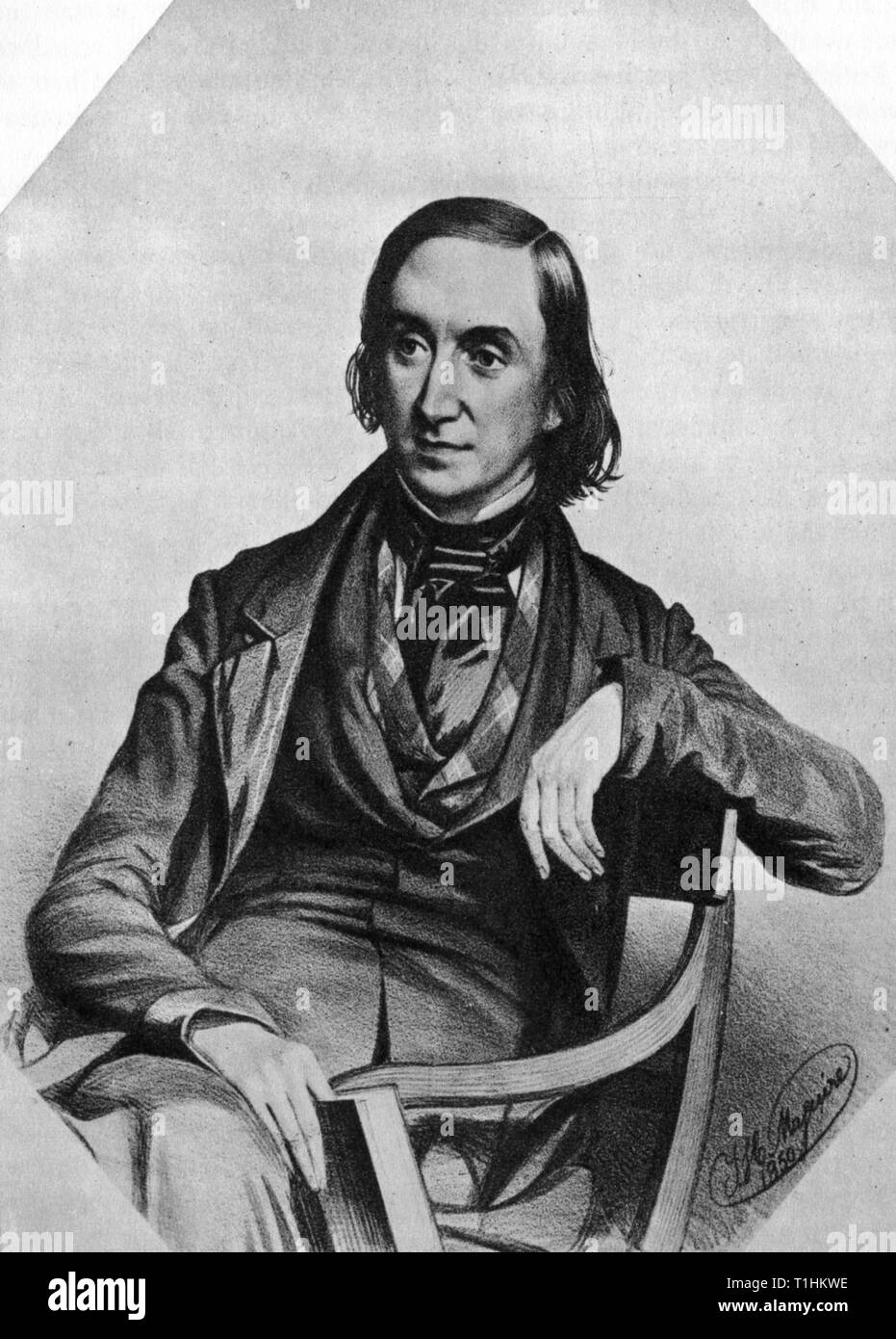 Edward Forbes (1815-1854), 1850. By Thomas Herbert Maguire (1821-1895 ...