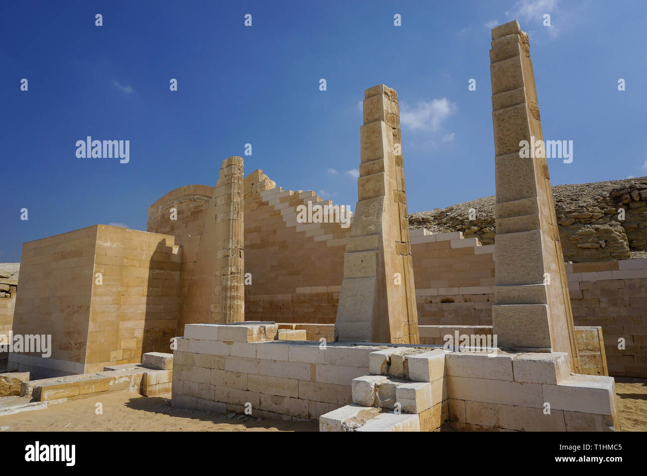 Funerary complex of djoser hi-res stock photography and images - Alamy