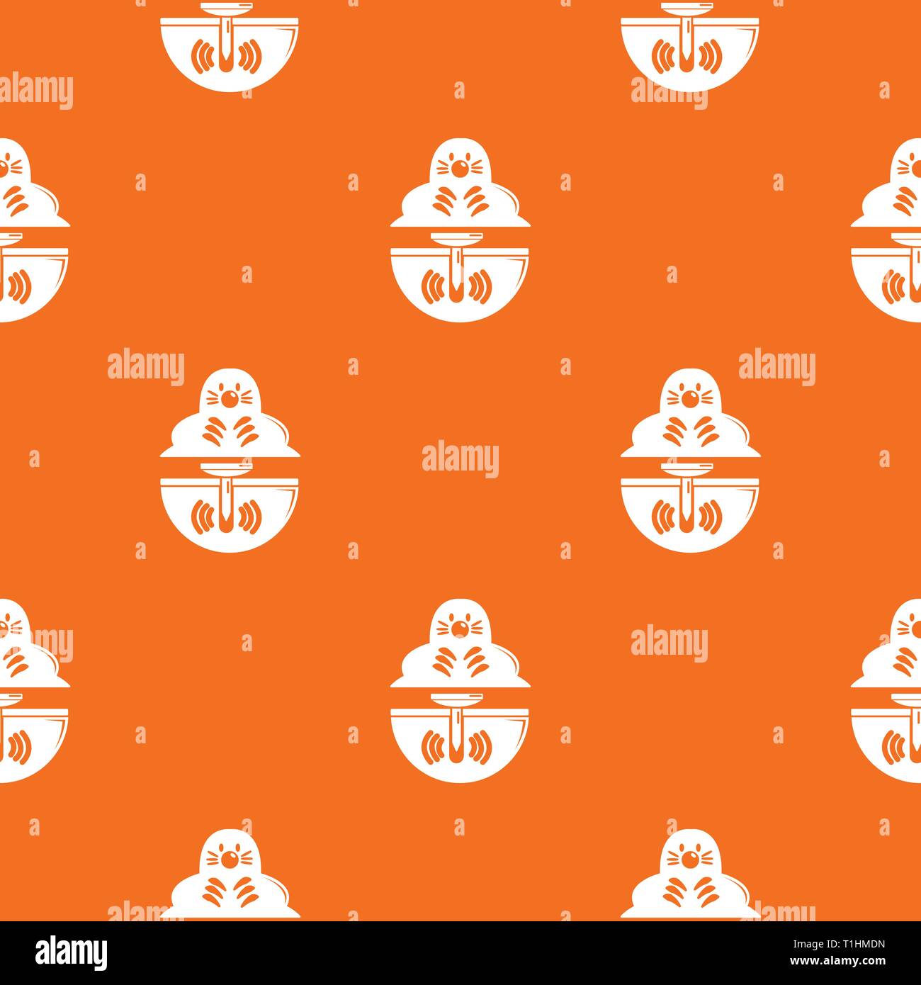 Mole pattern vector orange Stock Vector Image & Art - Alamy