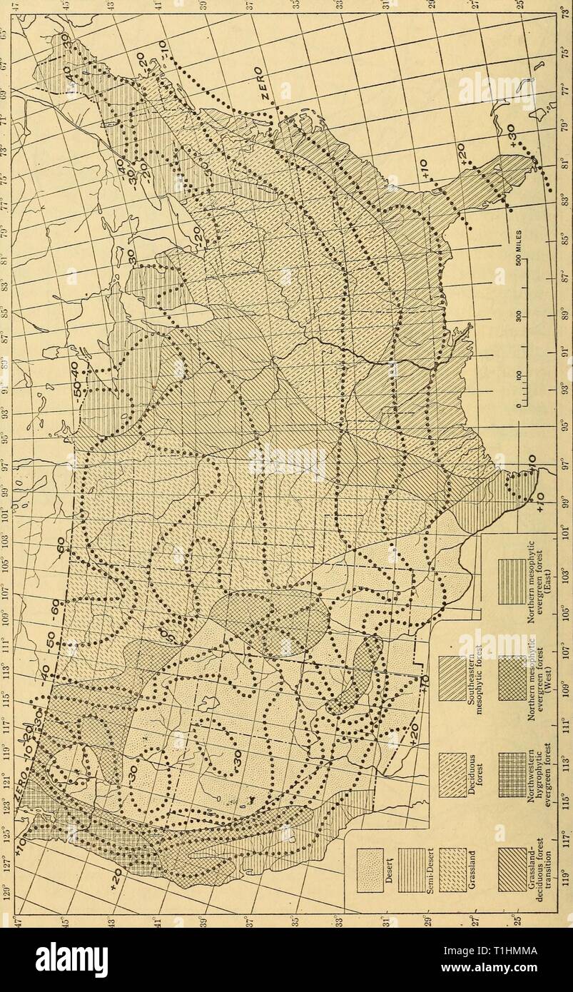 The distribution of vegetation in Stock Photo - Alamy