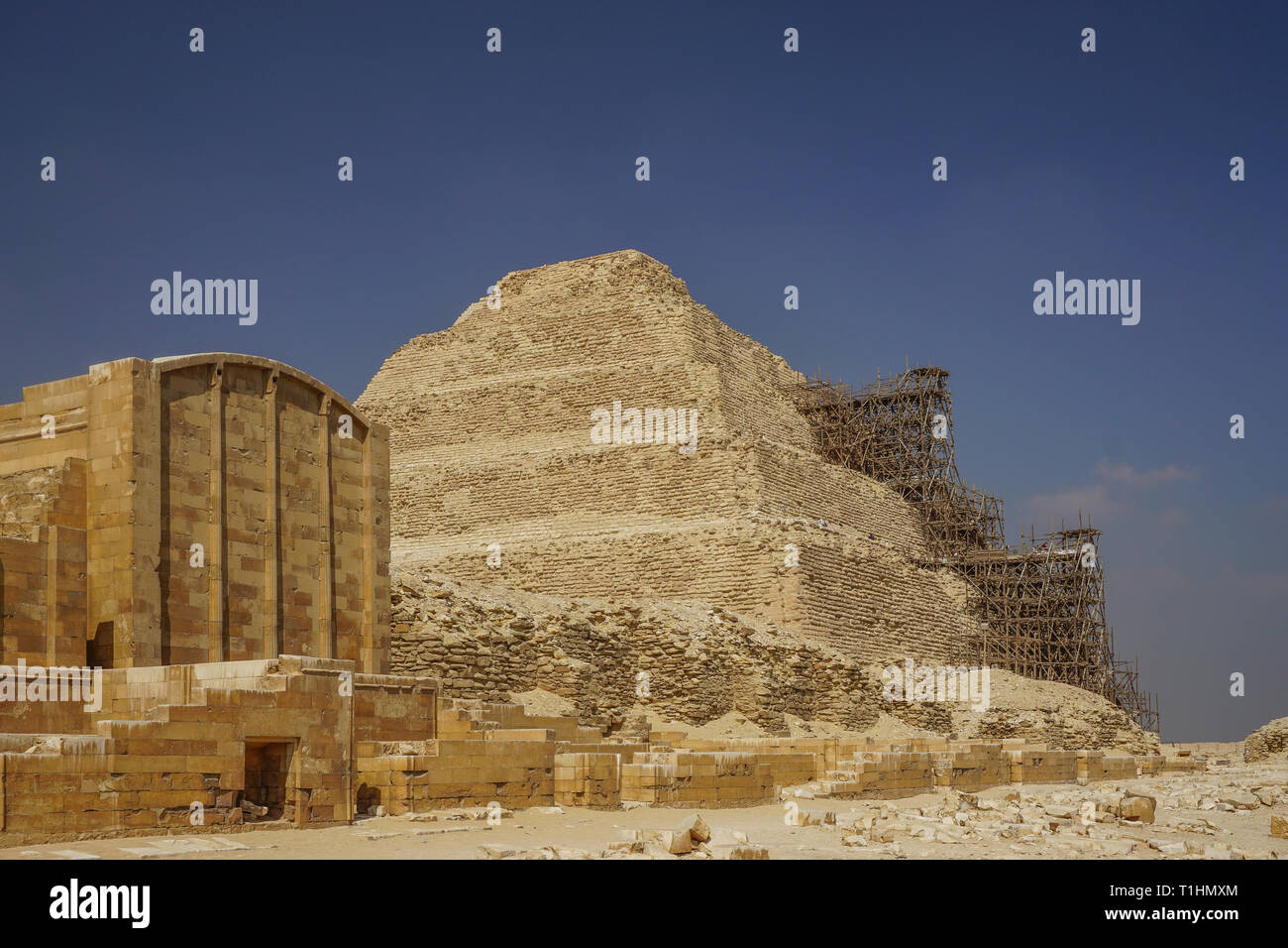 Funerary complex of djoser hi-res stock photography and images - Alamy