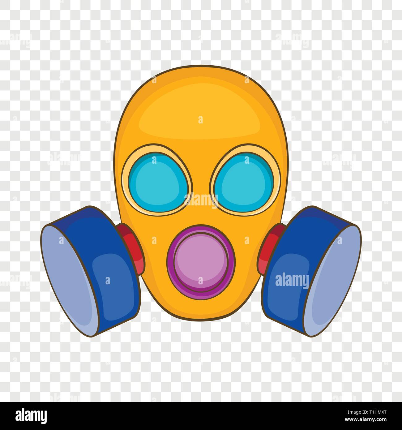 Gas mask icon, cartoon style Stock Vector Image & Art - Alamy
