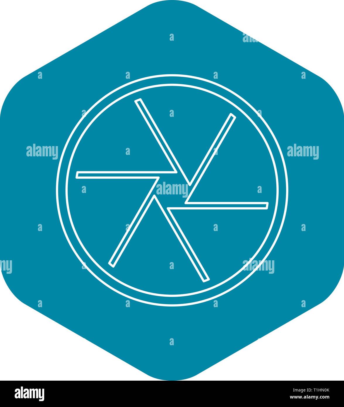 Round objective icon, outline style Stock Vector Image & Art - Alamy