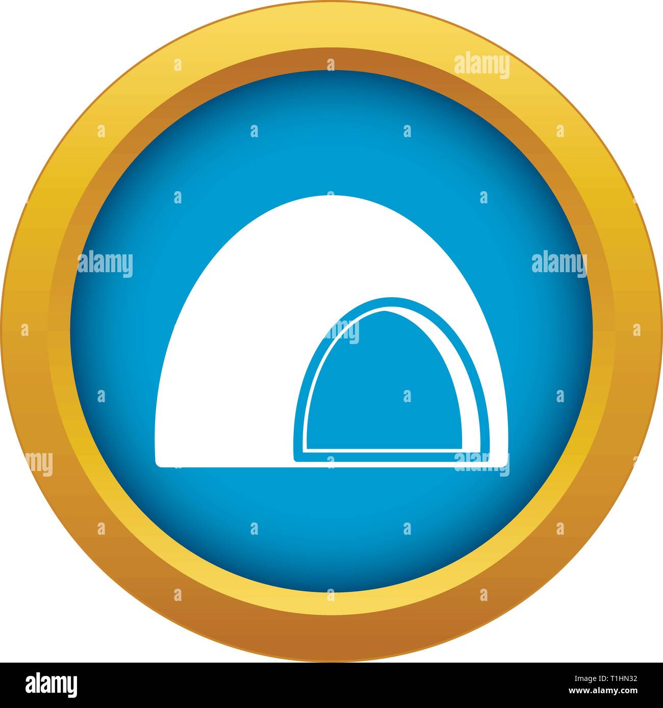 Souffle icon blue vector isolated Stock Vector Image & Art - Alamy