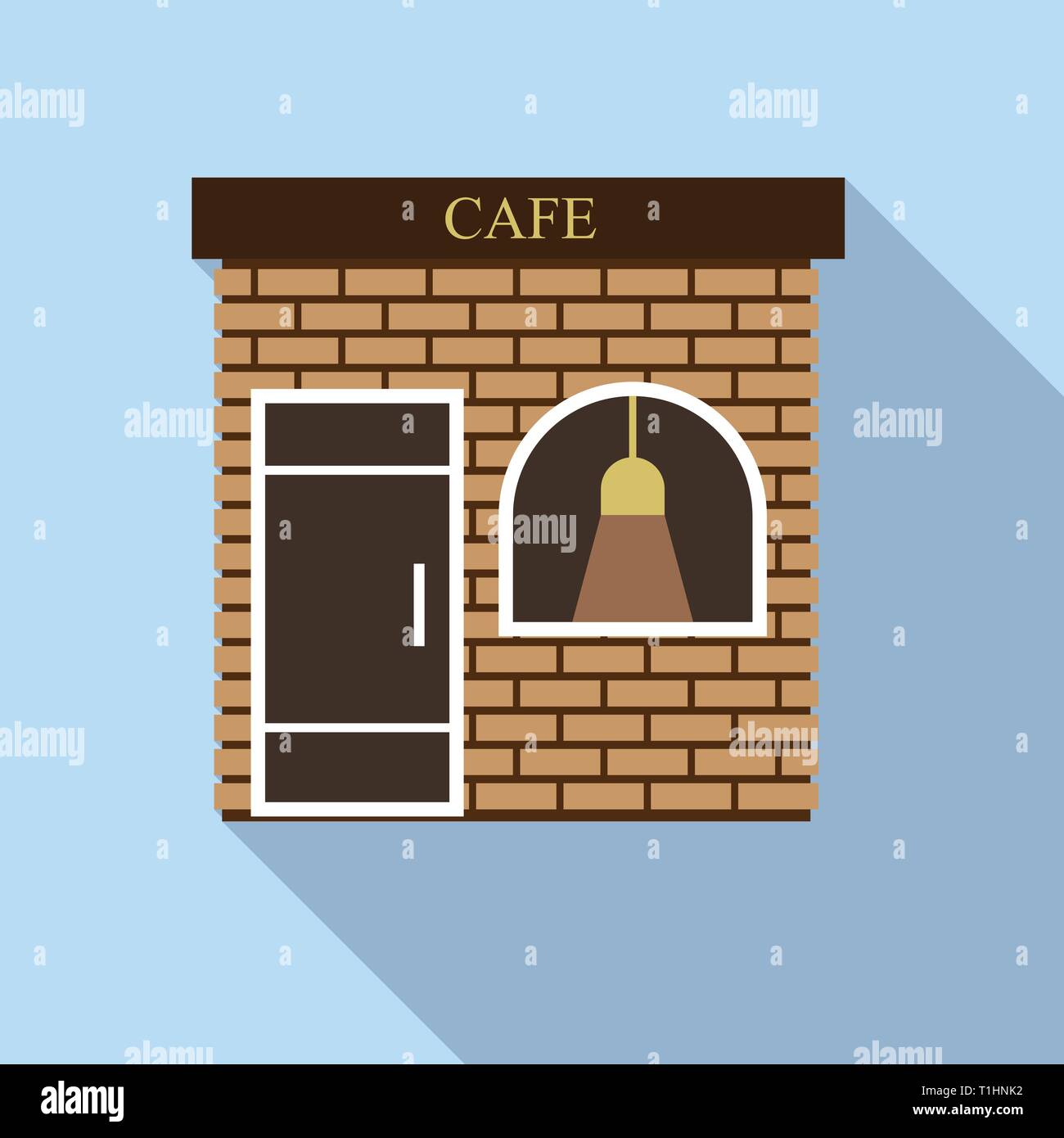 Man street restaurant front Stock Vector Images - Alamy