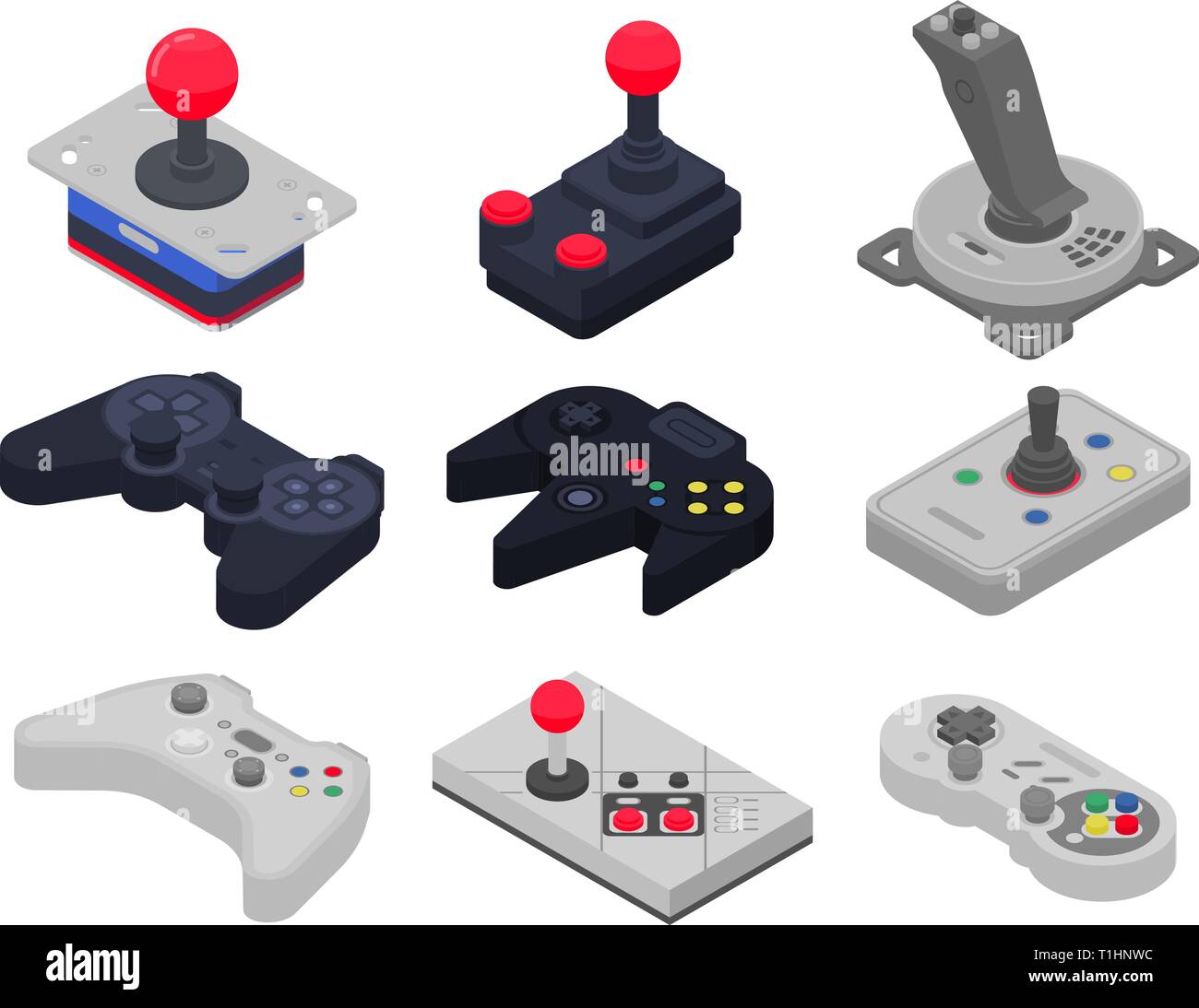 Xbox joystick Stock Vector Images - Alamy