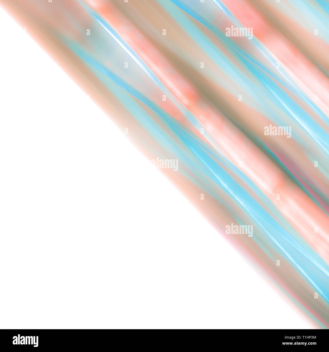 Abstract brown and blue pattern background - textured blurry stripes ...