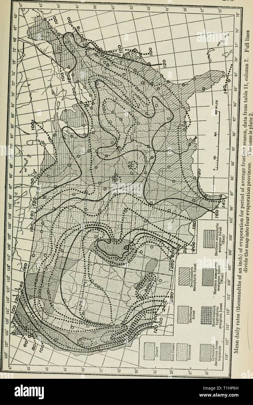 The distribution of vegetation in Stock Photo - Alamy