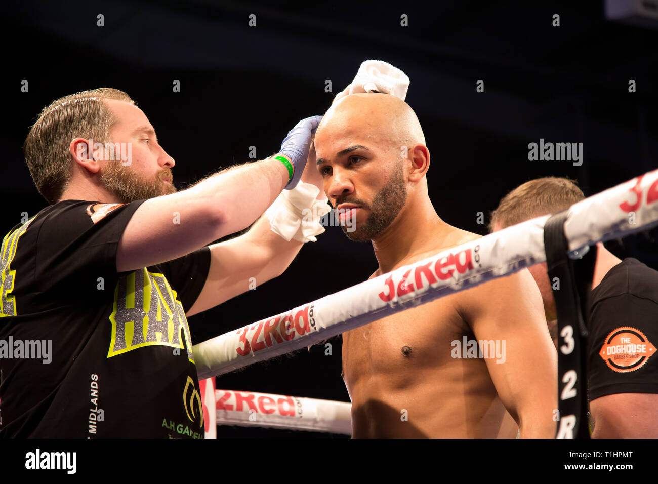 Leicester uk 23rd March 2019 The Midlands Area Super- Welterweight ...