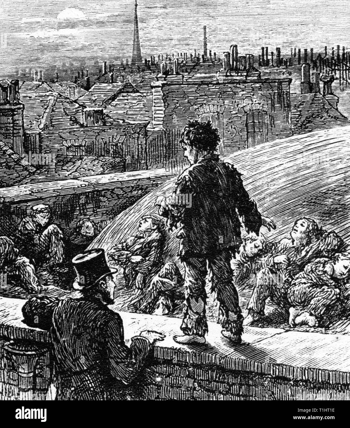 Victorian london doctor poor hi-res stock photography and images - Alamy