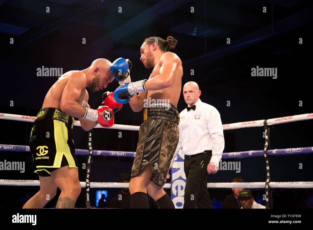 The midlands area super welterweight championship hi-res stock ...