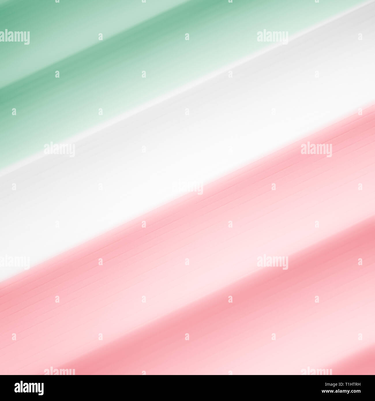 Elegant striped green, white and red background pattern fading into ...